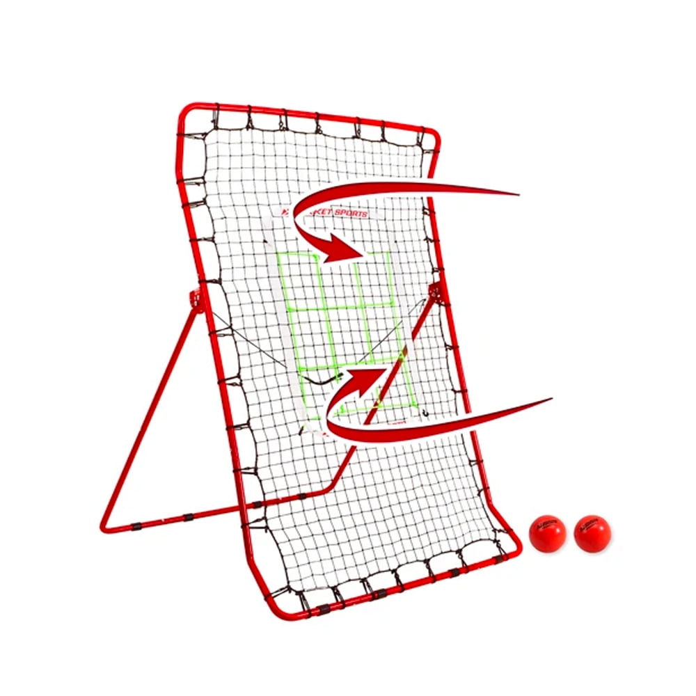 Rukket Sports Pitch Back Baseball/Softball Rebounder Pro w/ Weighted B